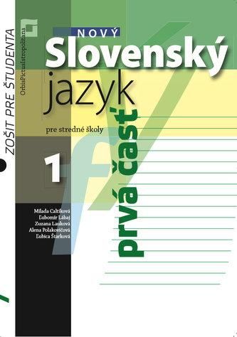 Nový Slovenský jazyk pre stredné školy 1 (zošit pre študenta) 1.časť Milada Caltíková ...