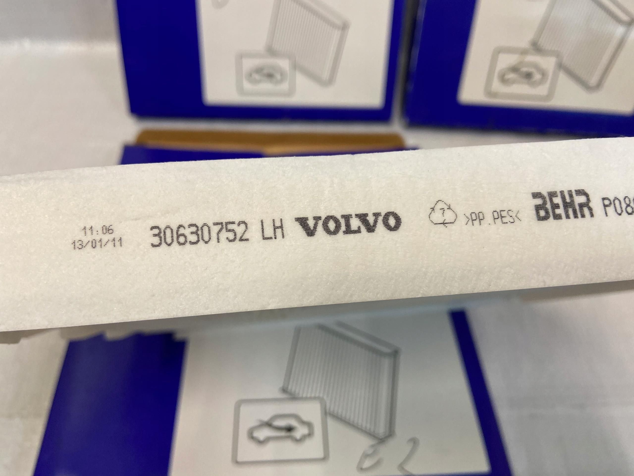 Filtr kabinowy Volvo Oe Volvo V60 V70 S80 Filtr Kabi Oryginał 30630752 ...