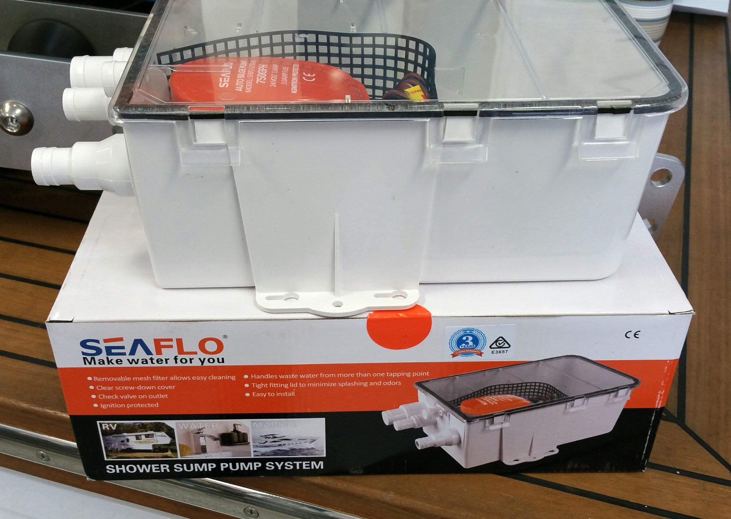 Pompa Do Prysznica / Zlewu Ze Studzienką - Seaflo SFBP1-G750-07 ...