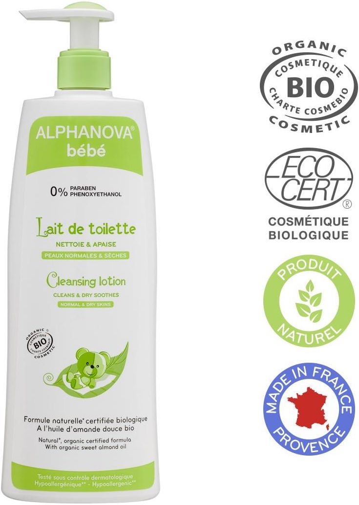 Alphanova Bebe Zestaw Organicznemleczko Z Oliwką Do Mycia Dla Niemowląt ...