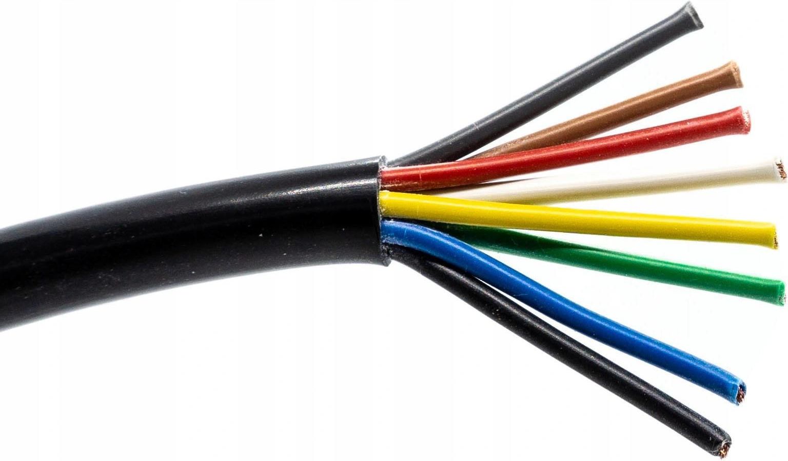 Przewód Kabel 8 Żył Żyłowy Ylys 7X1+1,5Mm Lawety 7X1+1,5 - Opinie i ...