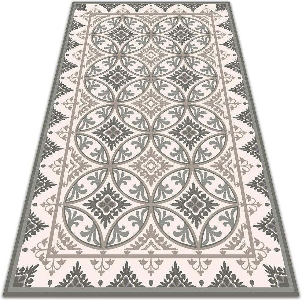 Modny winylowy dywan wewnętrzny Retro koła 100x150 cm - Opinie i ...