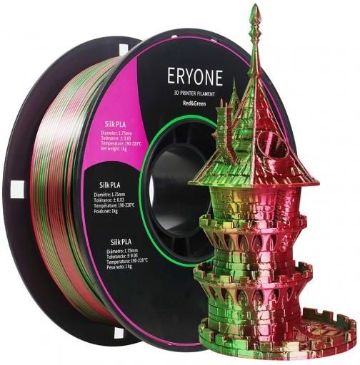 Filament Eryone Dual Color Silk Pla Filament For 3D Printers, 1.75Mm ...