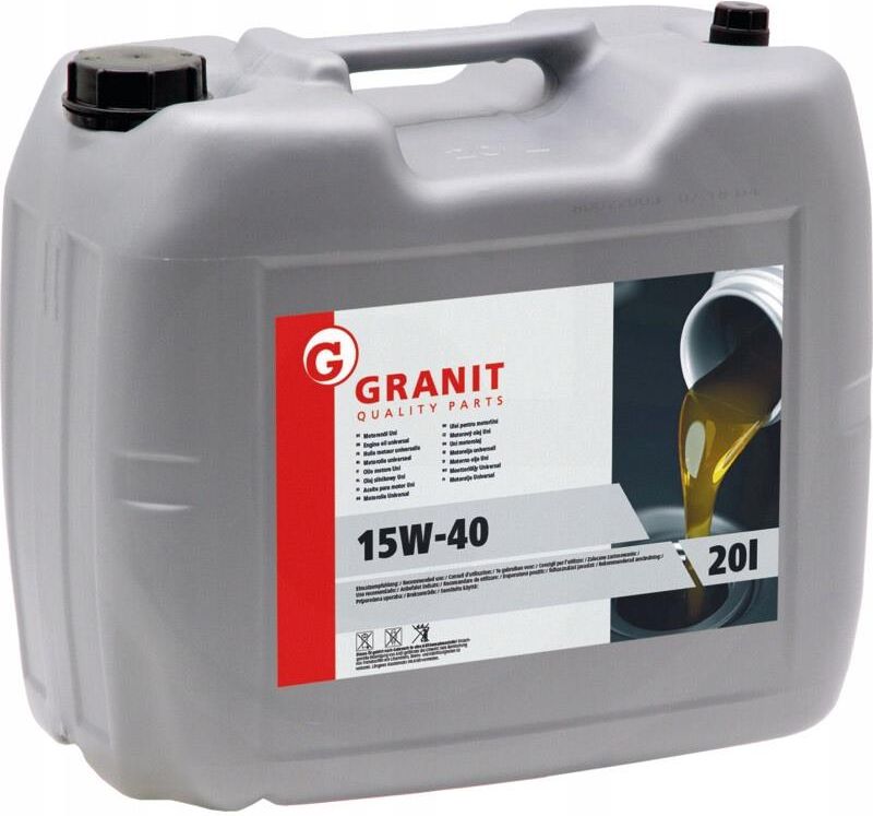Granit Olej Silnikowy 15W-40 21015W-40 Geb20 - Opinie i ceny na Ceneo.pl