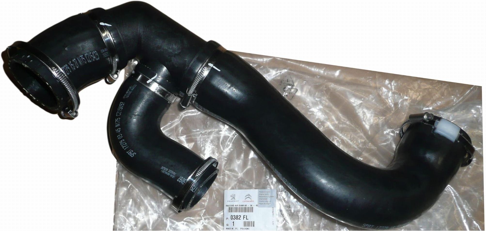 Citroen Oe Przewód Powietrza C8 807 2.2 Hdi 0382.Fl Oryginał 0382FL ...