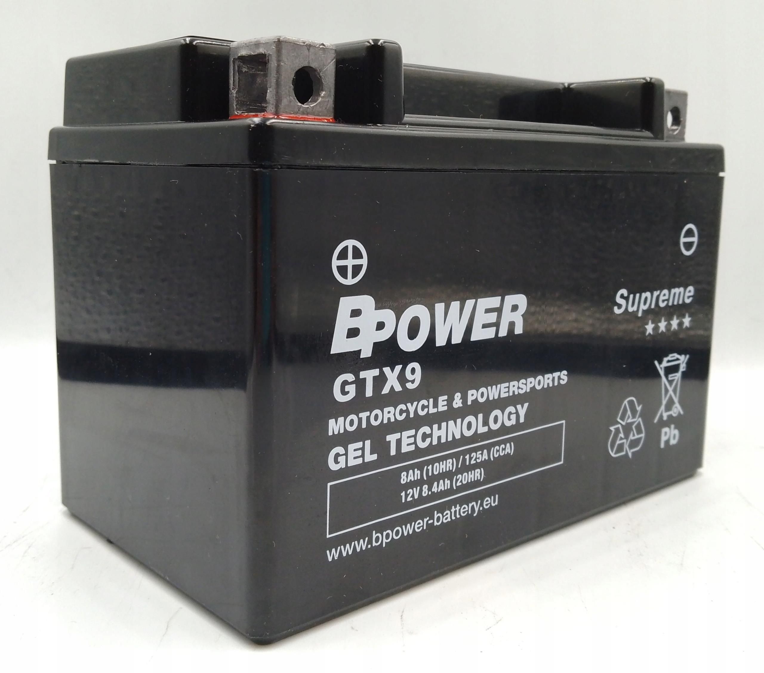 Bpower Akumulator Gtx9 Ytx9-Bs Gel 8Ah 125A Bpowergtx9 - opinie i ceny ...