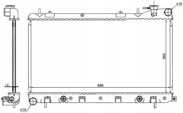 Srl Chłodnica Subaru Forester 03- 45111Sa030 45111-SA030 - Opinie i ceny na Ceneo.pl