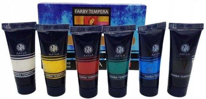 Astra Artystyczne Farby Tempera 6 Tub - Ceny i opinie - Ceneo.pl