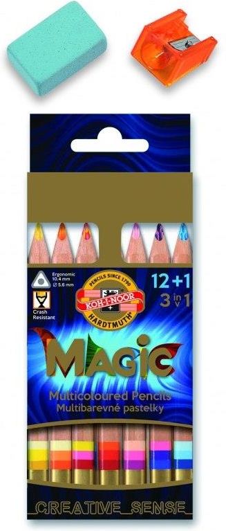 Koh-I-Nor Kredki Koh-I-Noor Magic Trio 3404/15 12+ 3 Kolorów Natur Krótkie - Ceny i opinie ...