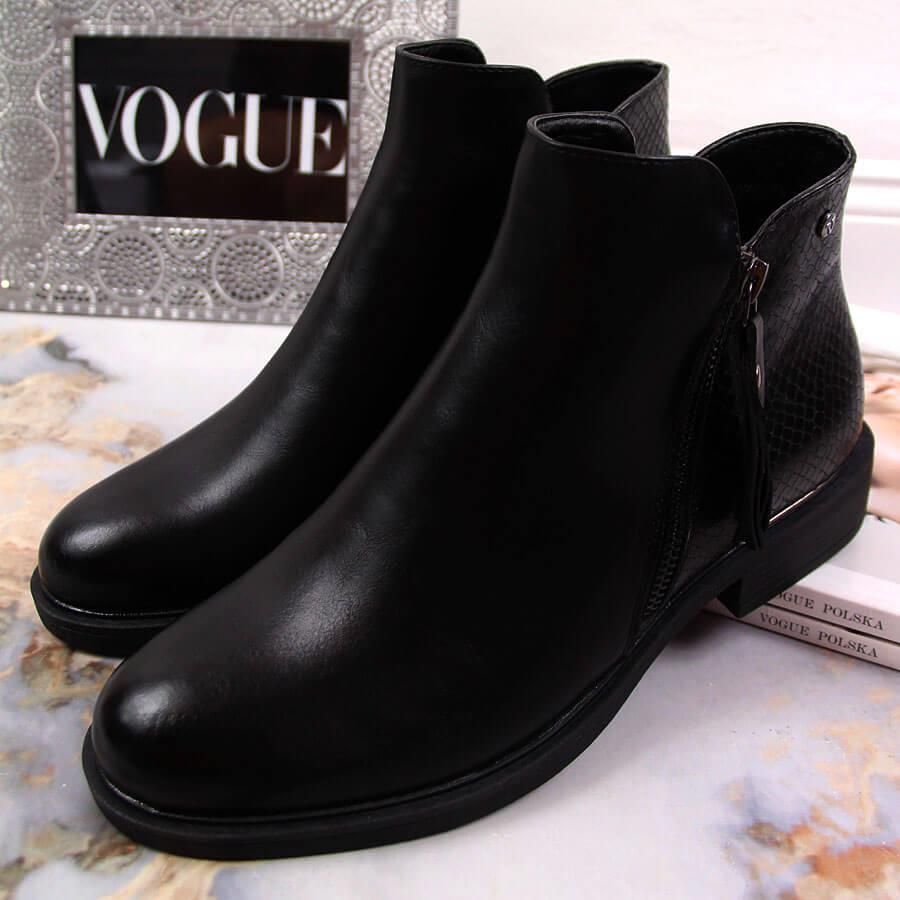 Botki damskie sztyblety skóra węża czarne Vinceza - Ceny i opinie ...