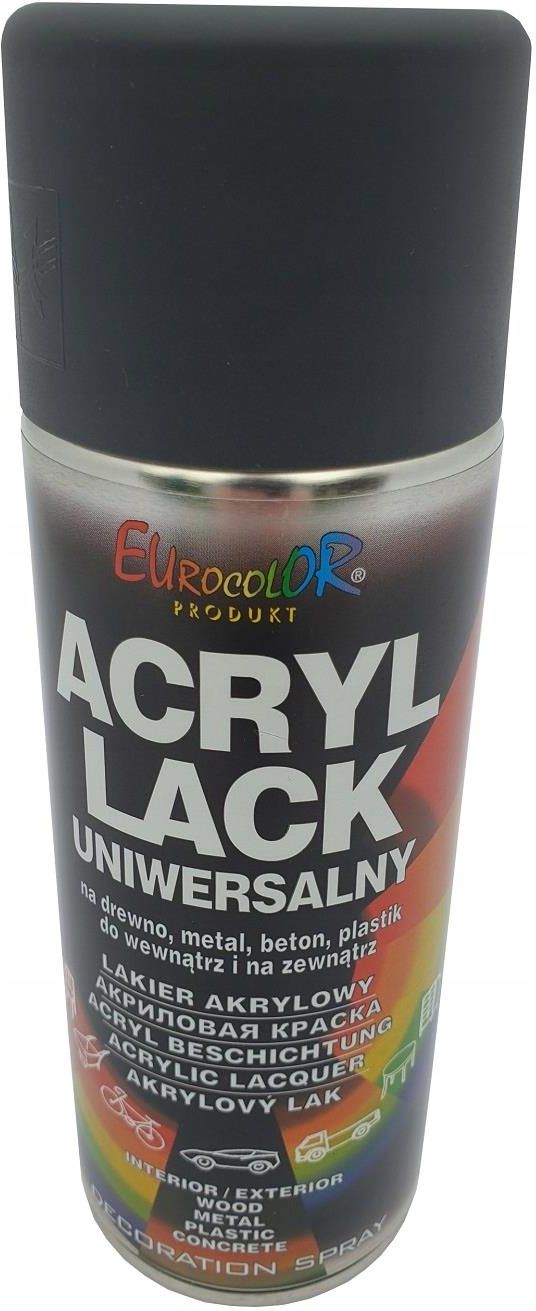 Eurocolor Akryl Antracyt 400ml RAL 7016 MAT - Opinie i ceny na Ceneo.pl