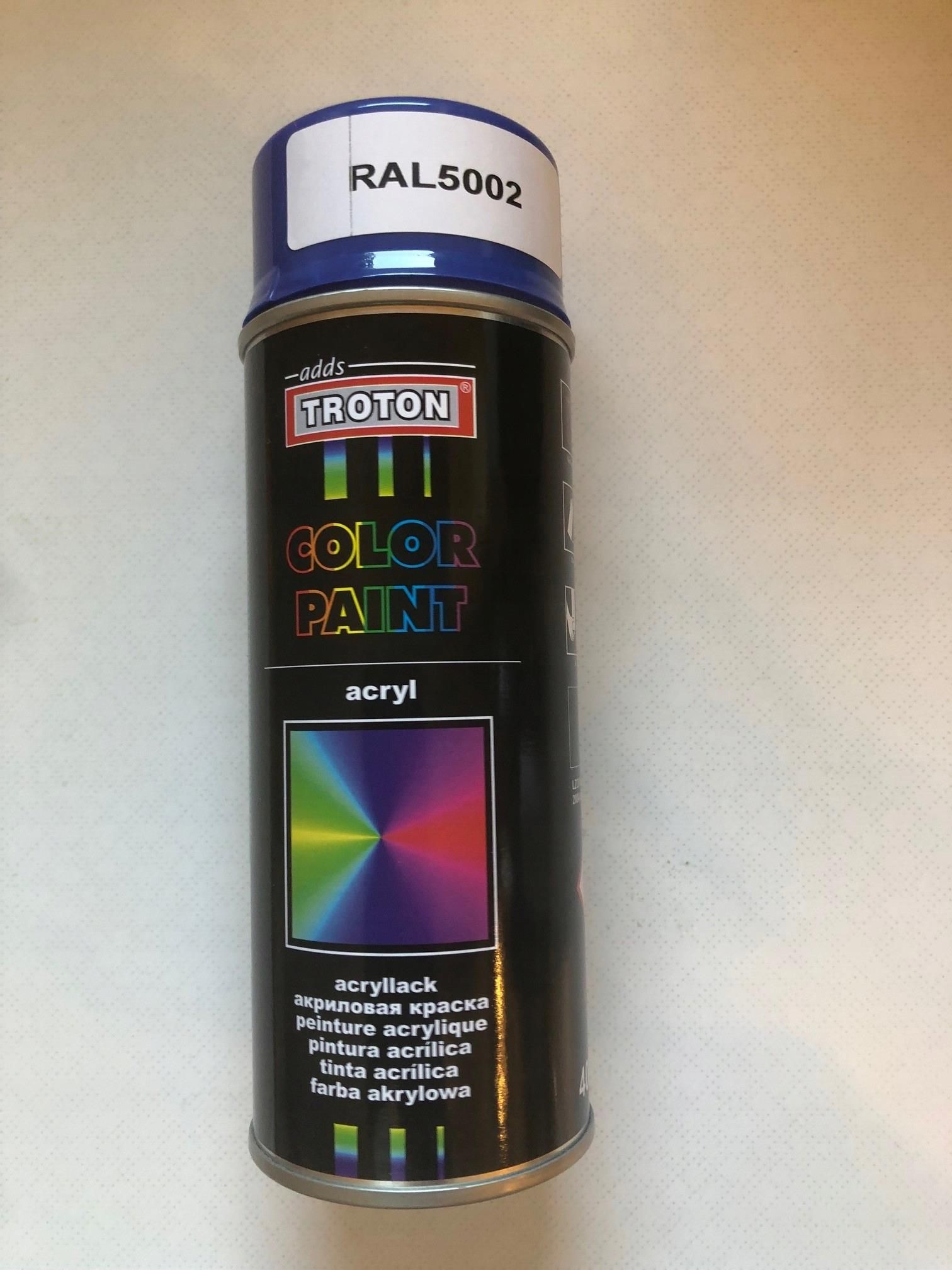 Troton Lakier Akrylowy Niebieski Ral5002 Spray 0,4 35543 - Opinie i ...