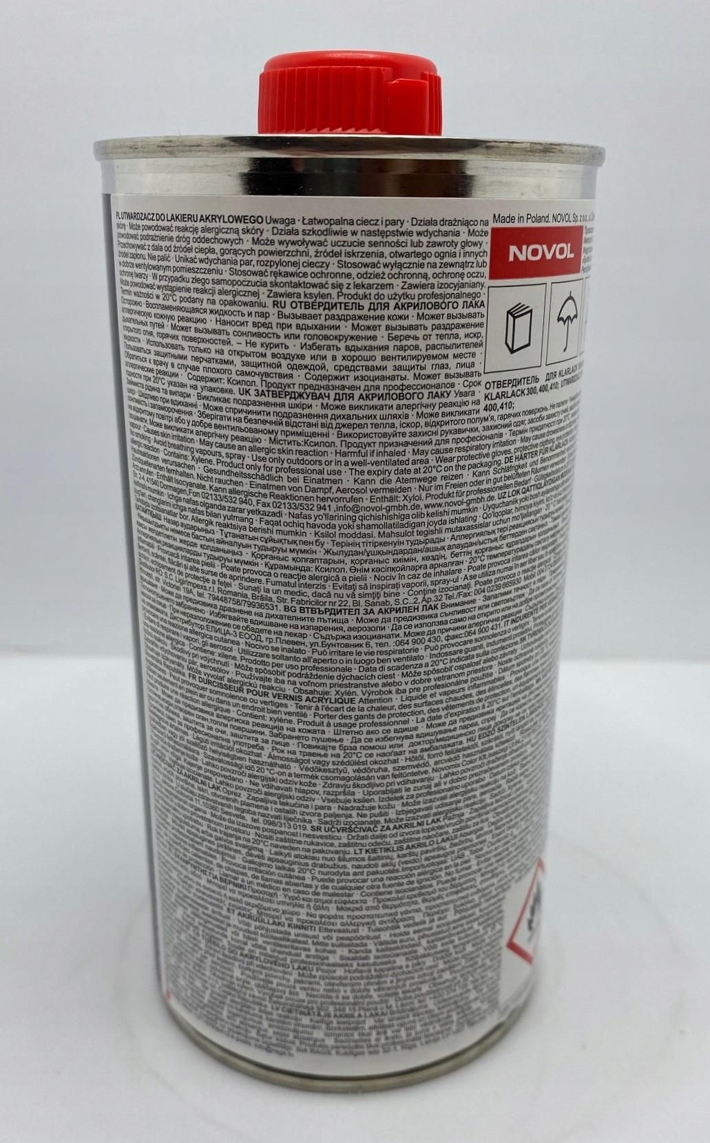 Novol Ultra Klarlack 410 Lakier Bezbarwny 1L + Utw 1973 - Opinie i ceny ...