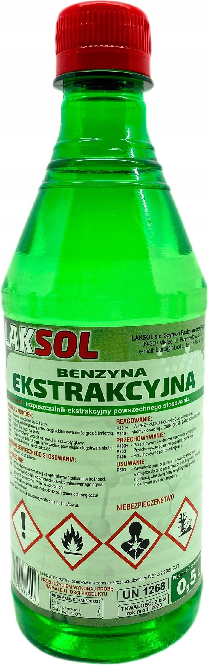 Laksol Benzyna Ekstrakcyjna 2L Niskoaromatyczna - Opinie i ceny na Ceneo.pl