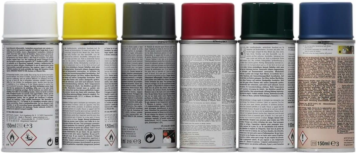 Zestaw 6X 150ml Spray Mix Różne Kolory Dekoracyjne - Opinie i ceny na ...