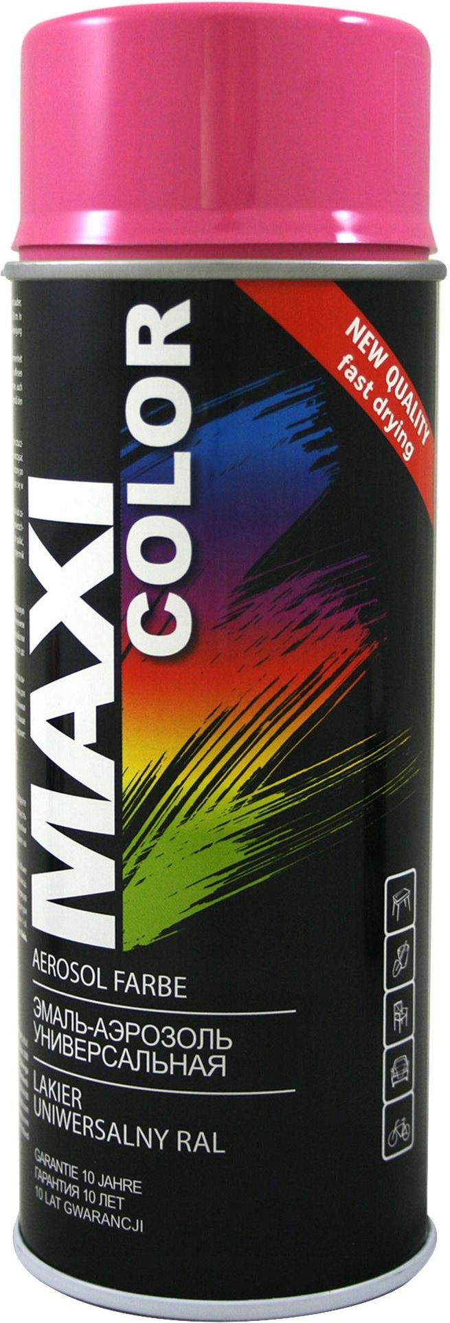 Motip Maxi Spray Farba Lakier Nitro Ral 4003 Różowy MX4003 400ml ...