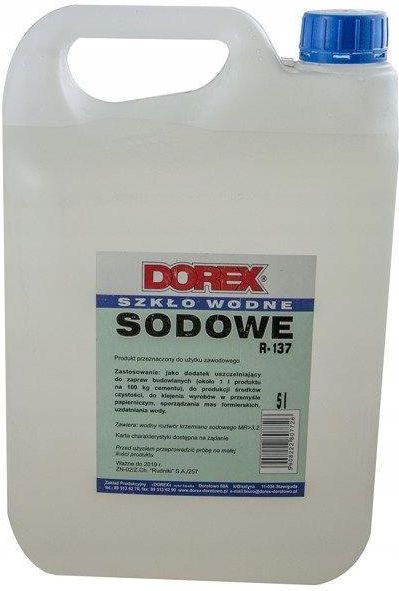 Dorex Szkło Wodne Sodowe 5L 9275044 - Opinie i ceny na Ceneo.pl