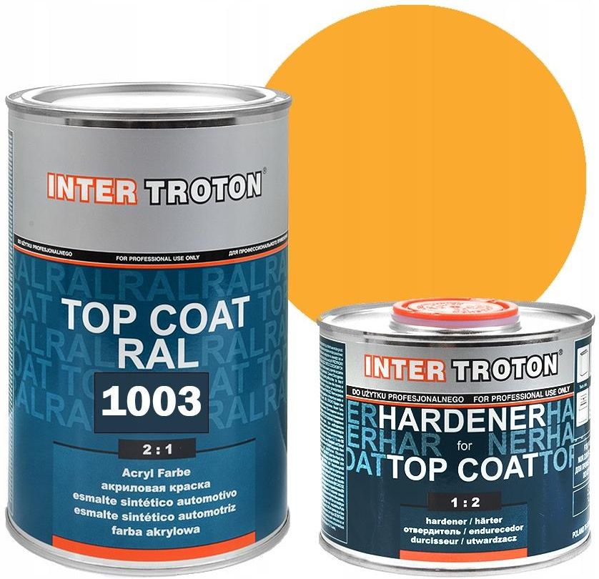 Troton Farba Akrylowa Żółta Ral 1003 + Utw 1028 1L - Opinie i ceny na ...