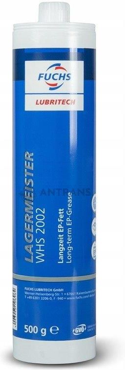 Fuchs Lagermeister Whs 2002 Smar Nlgi 1-2 500G 601065354 - Opinie i ...