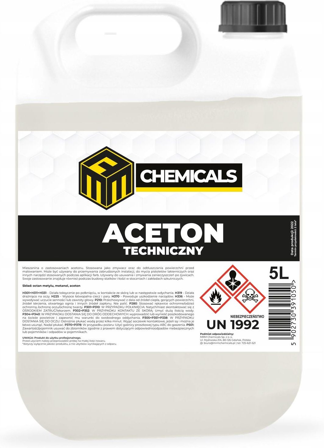 Aceton 5L - Opinie i ceny na Ceneo.pl