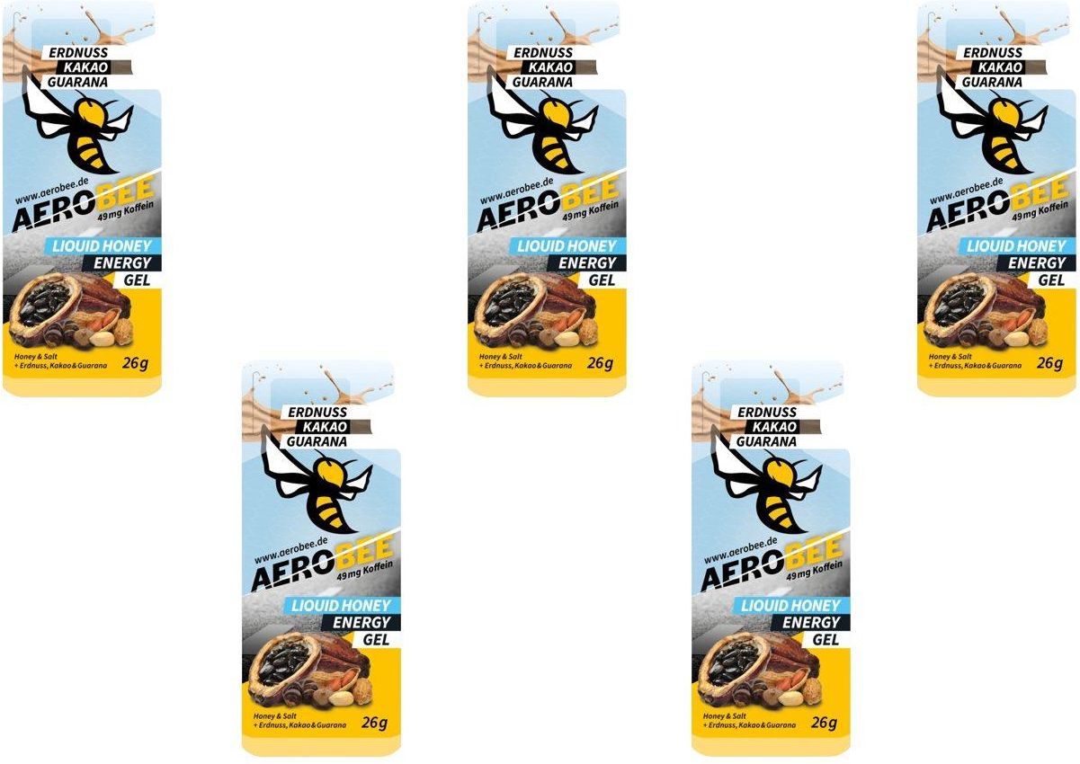 Aerobee Zestaw Naturalnych Żeli Energetycznych 5X26G - Ceny i opinie ...