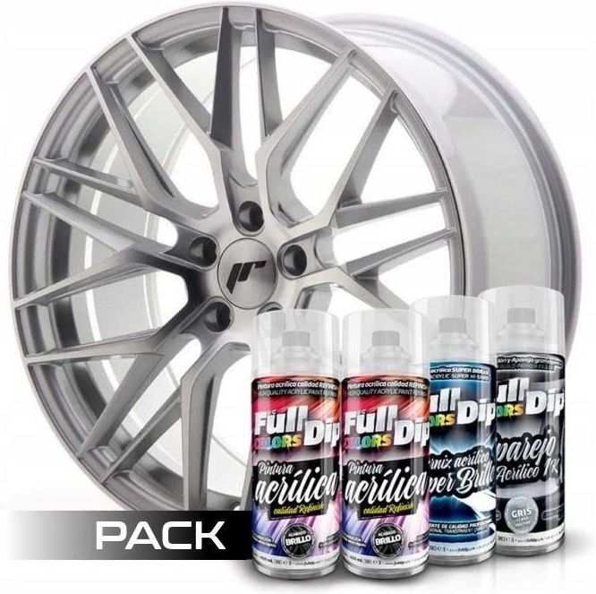 Fulldip Colors Zestaw Do Renowacji Felg Aluminium Metalic 400ml ...