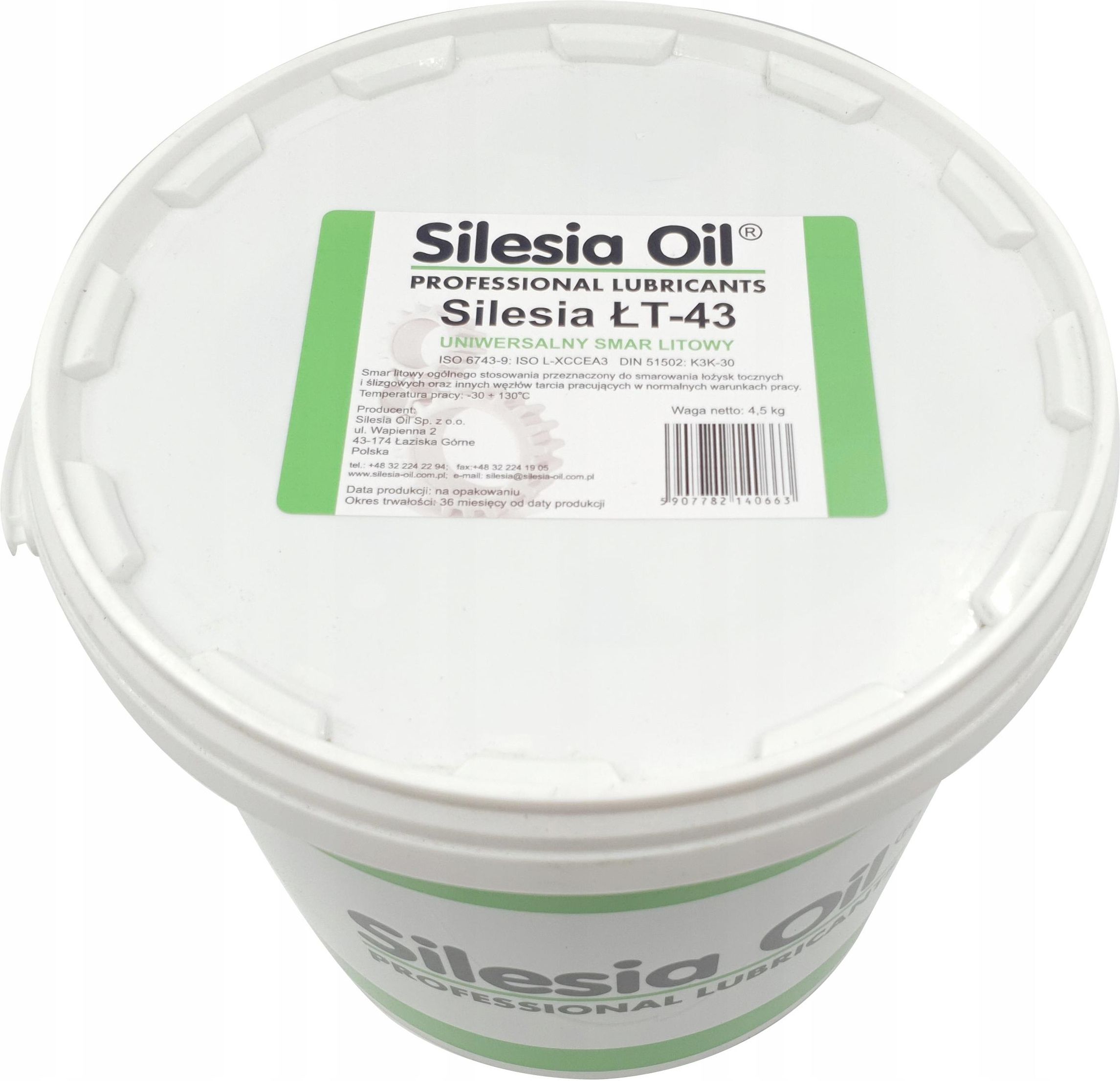 Silesia Oil Smar Łożyskowy Łt 43 Litowy Tawot 4.5kg ŁT43 - Opinie i ...