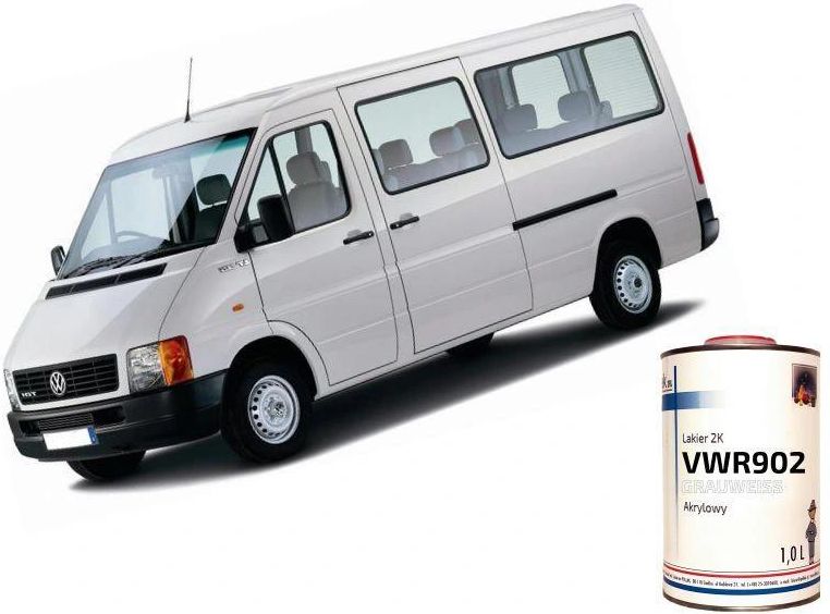 Pollak Lakier Akryl Biały Volkswagen R902 Vw Grauweiss 2L - Opinie i ...