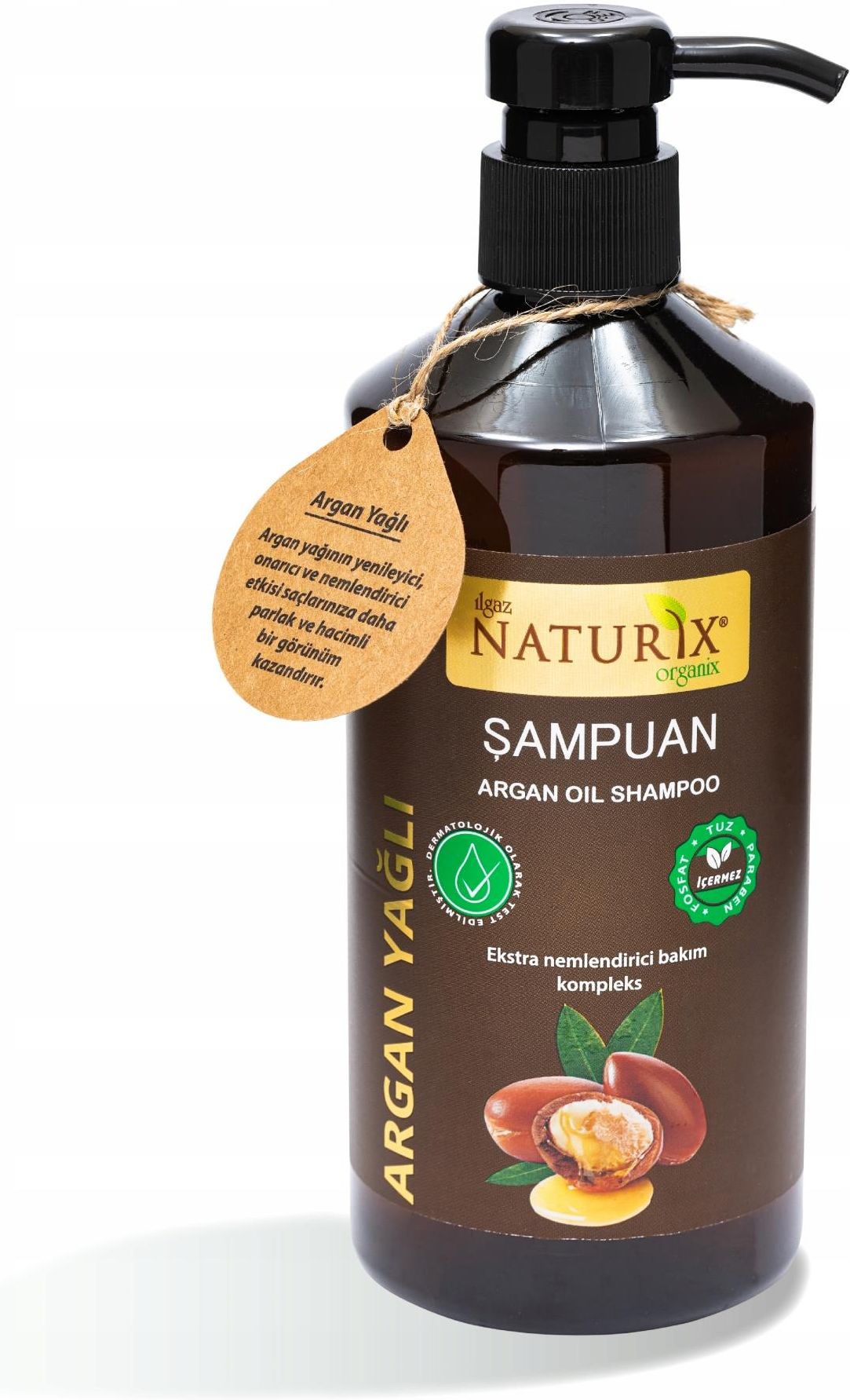 Szampon do włosów Ilgaz Naturix Szampon Do Włosów Z Olejek Arganowy 600 ...