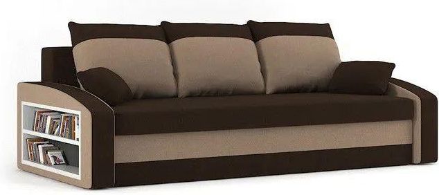 Kanapa Rozkładana Półka Hewlet 220X90X75 Cm Brąz Cappucino 18500 ...