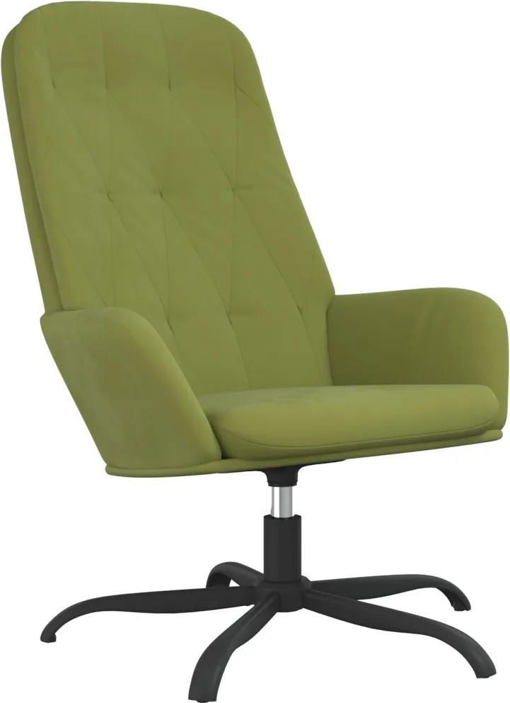 Vidaxl Fotel Jasnozielony Obity Aksamitem (341208) 13452-341208 ...
