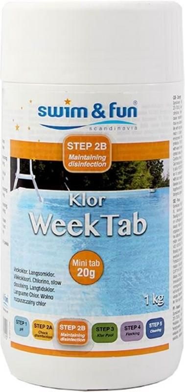 Swim&Fun Klor Week Tab 20 Gr 1Kg - Ceny i opinie - Ceneo.pl