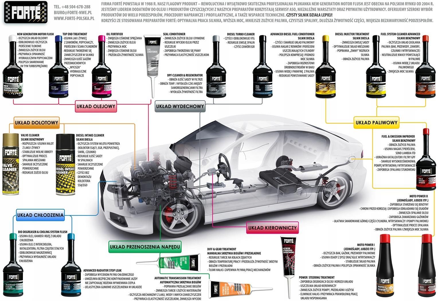 Forte Fuel System Cleaner Advanced 400ml - Opinie i ceny na Ceneo.pl