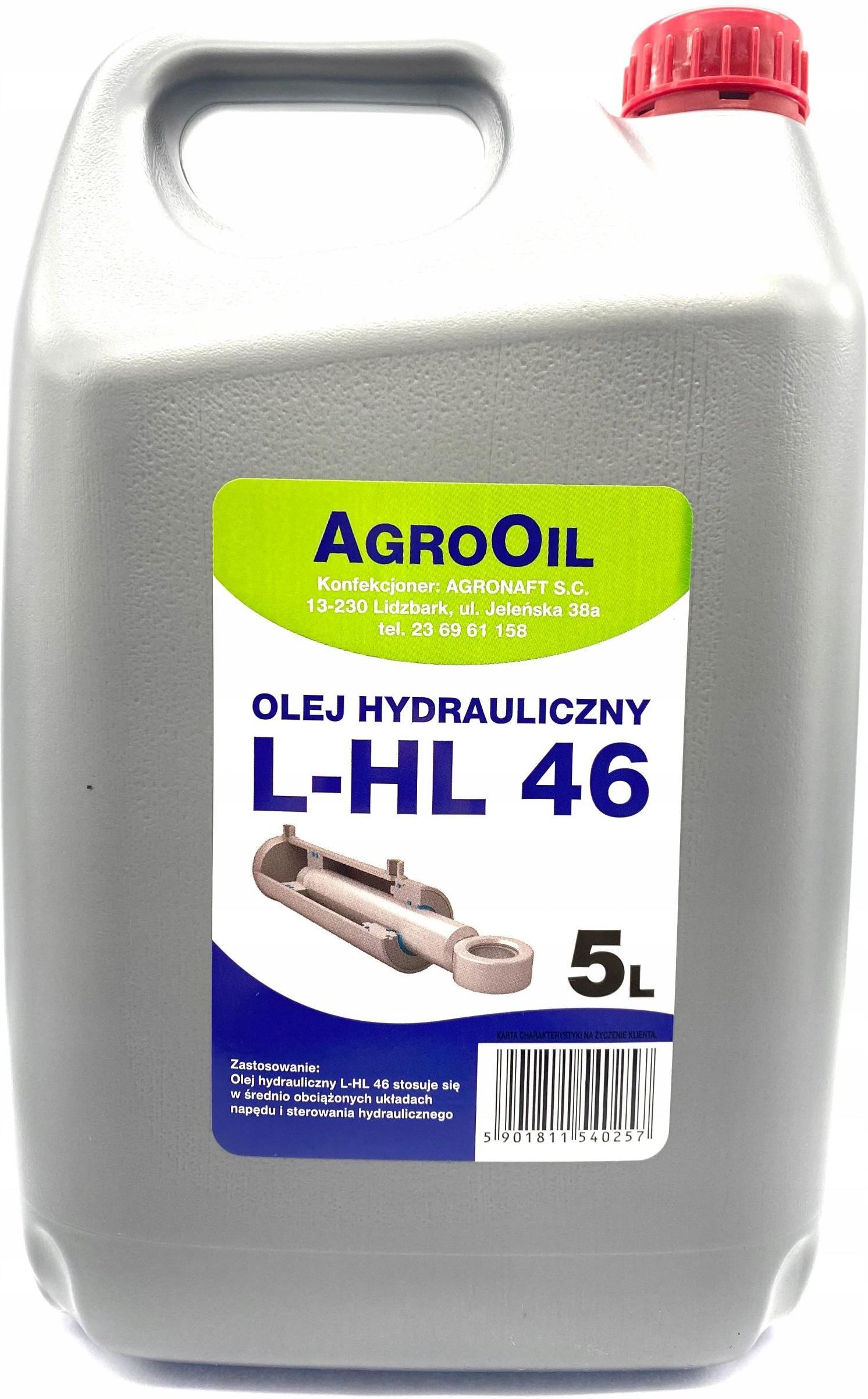Agrooil Olej Hydraulicznyagrooil L-Hl 46 5L - Opinie i ceny na Ceneo.pl