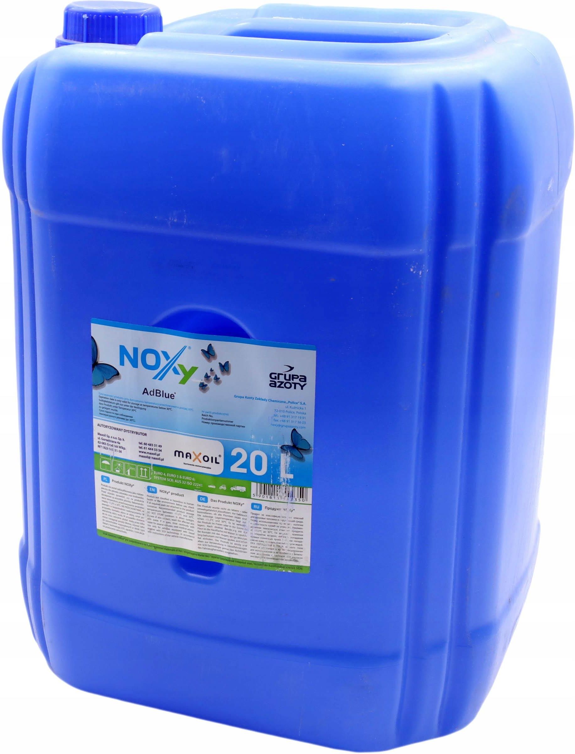 Agrola Noxy Adblue Dodatek Do Paliwa Euro Płyn 20L +Lejek - Opinie i ceny na Ceneo.pl