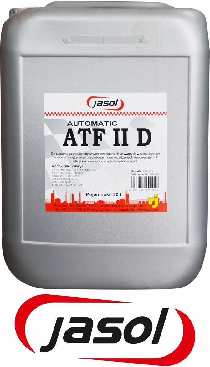 Jasol Olej Przekładniowy Automatic Atf 2D - 20L. - Opinie i ceny na ...