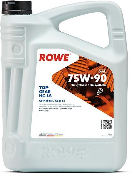 Rowe Olej Hightec Topgear Sae 75W90 Hc-Ls 5L - Opinie i ceny na Ceneo.pl