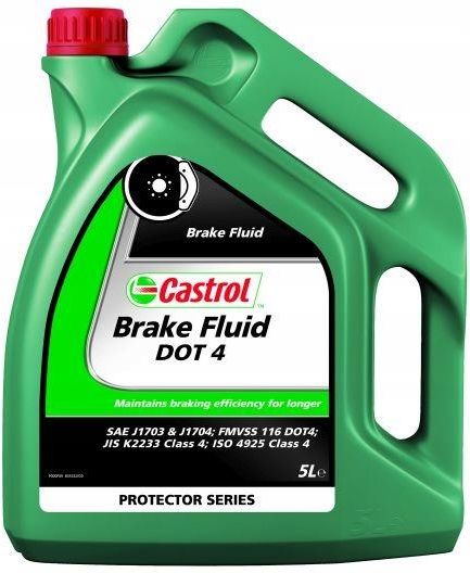 Castrol Płyn Brake Fluid Dot4 5L - Opinie i ceny na Ceneo.pl