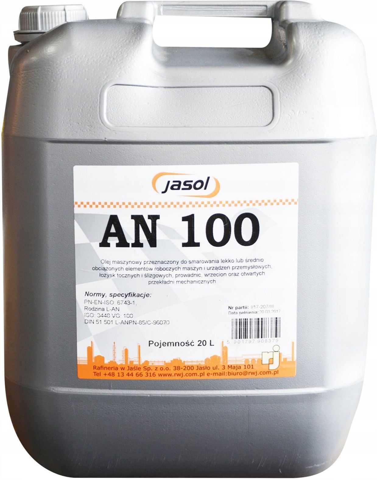 Jasol Olej Transol 100 20L - Opinie i ceny na Ceneo.pl