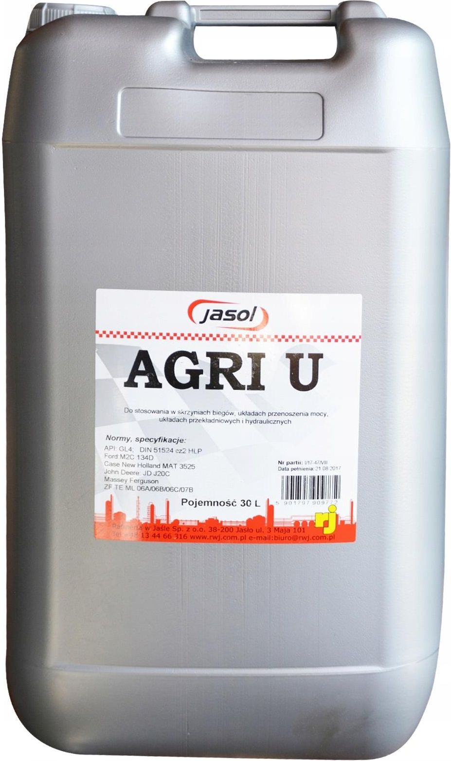 Jasol Olej Agrol Agri U - 30L - Opinie i ceny na Ceneo.pl