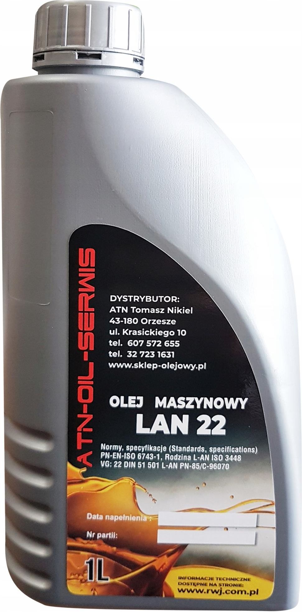 Jasol Olej Maszynowy Iso 3448 Din 51 501 L-An Vg 22 - 1L - Opinie i ...