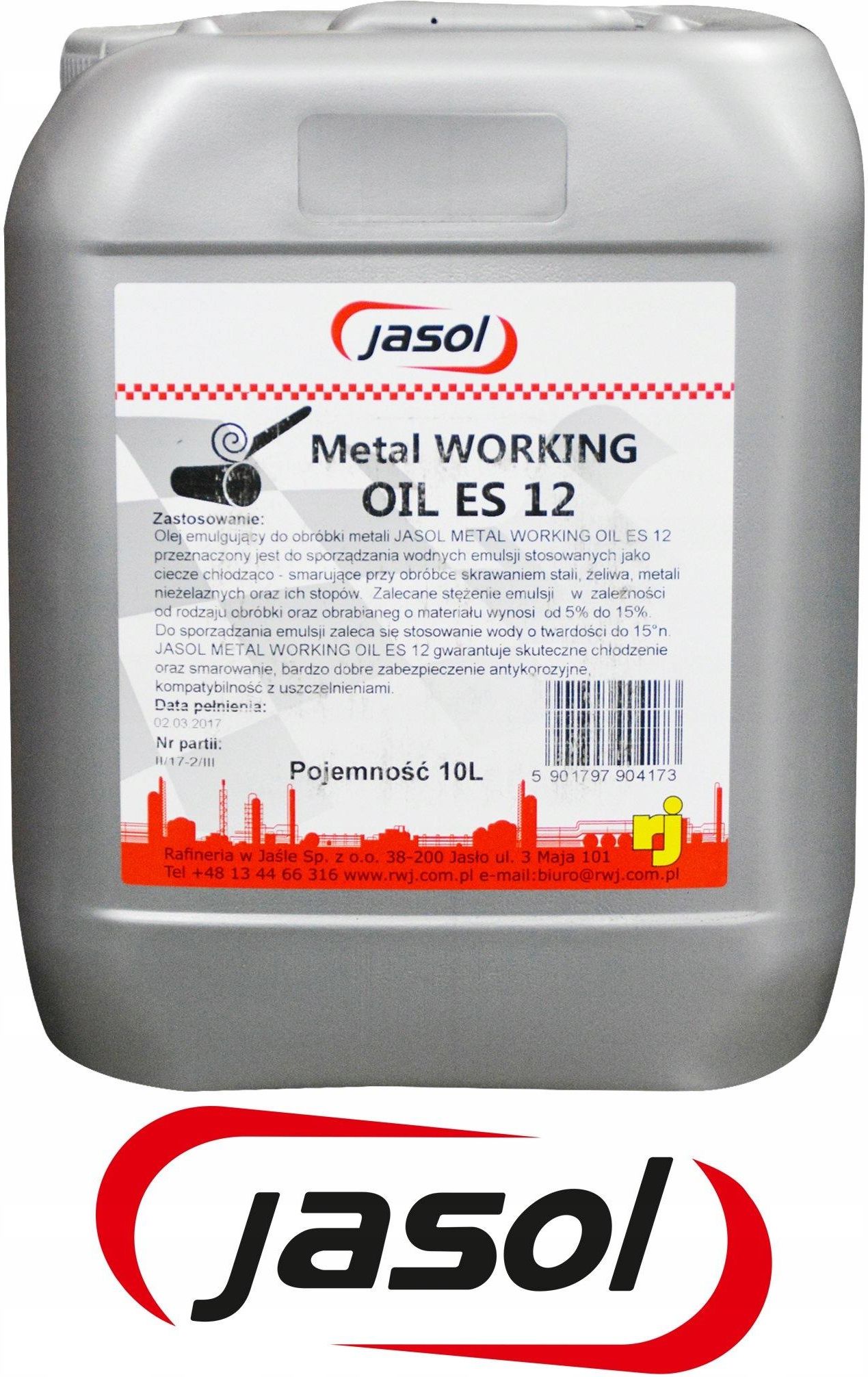 Jasol Emulgol Koncentrat Do Obróbki Es 12 - 10L - Opinie i ceny na Ceneo.pl