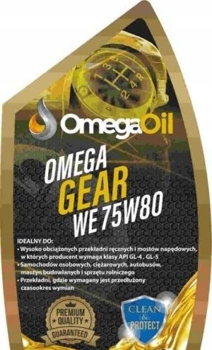 Omegaoil Olej Przekładniowy Omega 75W80 5L Syntetyk - Opinie i ceny na ...