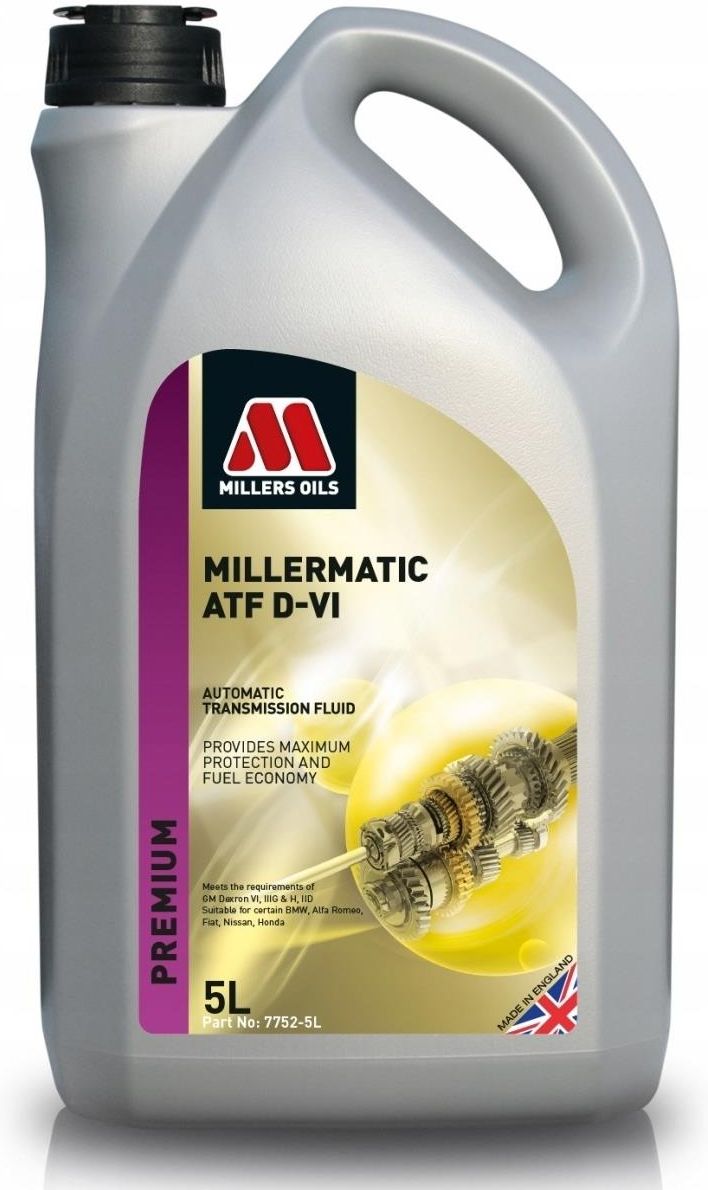 Millers Oils Millermatic Atf D-Vi 5L - Opinie i ceny na Ceneo.pl