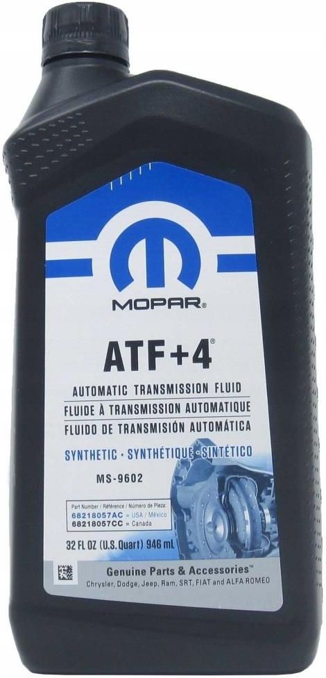 Mopar Olej Atf +4 Ms-9602 1L - Atf+4 - Opinie i ceny na Ceneo.pl