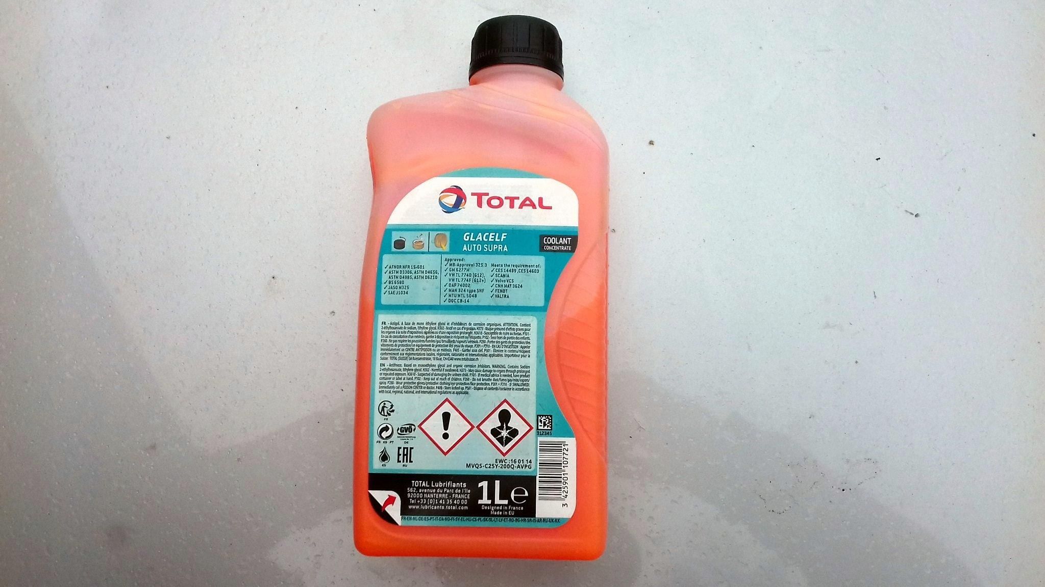 Total Glacelf Auto Supra 1L Płyn Do Układu - Opinie i ceny na Ceneo.pl