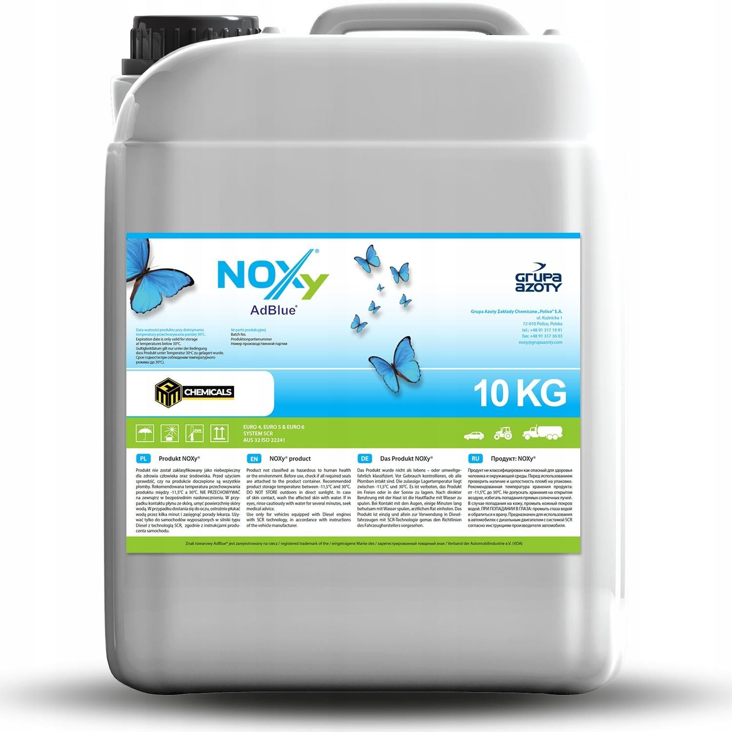 Noxy Adblue Dodatek Katalityczny 10kg - Opinie i ceny na Ceneo.pl