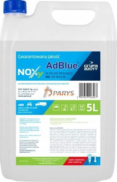 Noxy Adblue 5L Płyn Katalityczny - Opinie i ceny na Ceneo.pl
