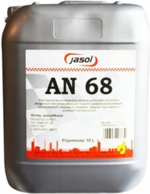 Jasol An 68 Olej Maszynowy 10L - Opinie i ceny na Ceneo.pl