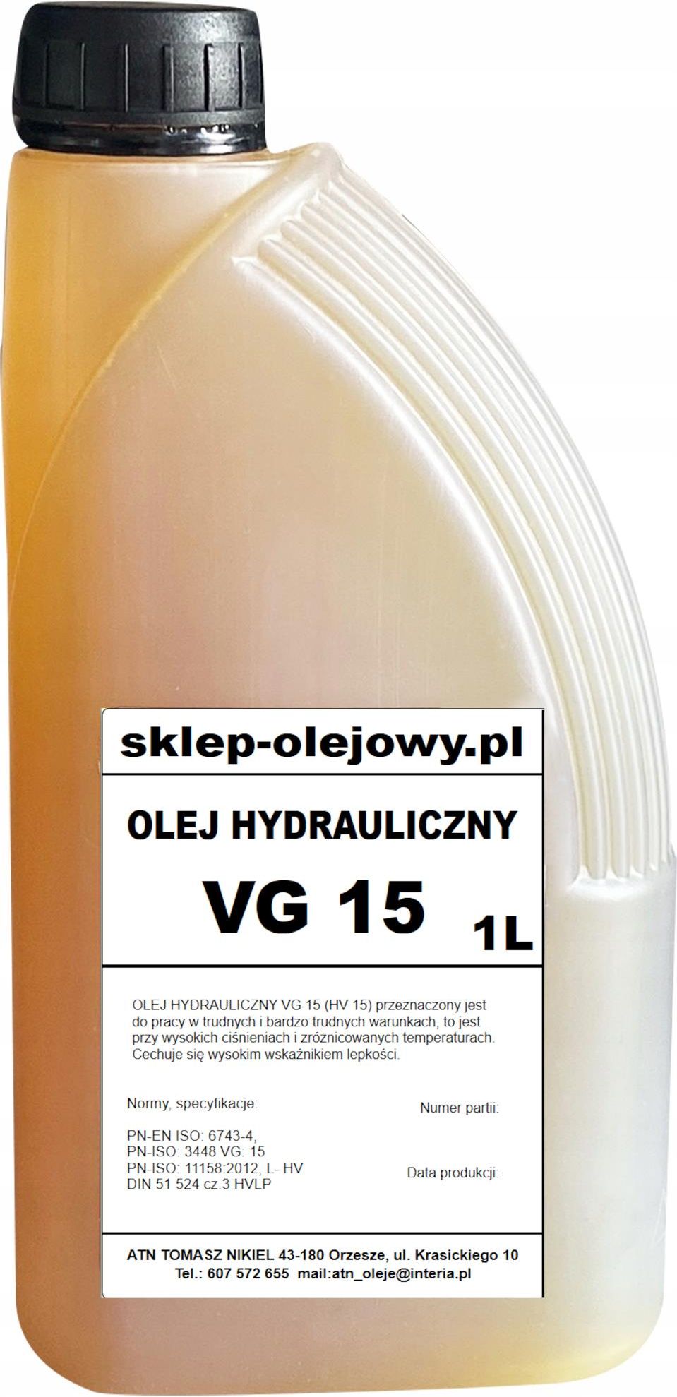 Jasol Olej Hydrauliczny Vg 15 1L - Opinie i ceny na Ceneo.pl
